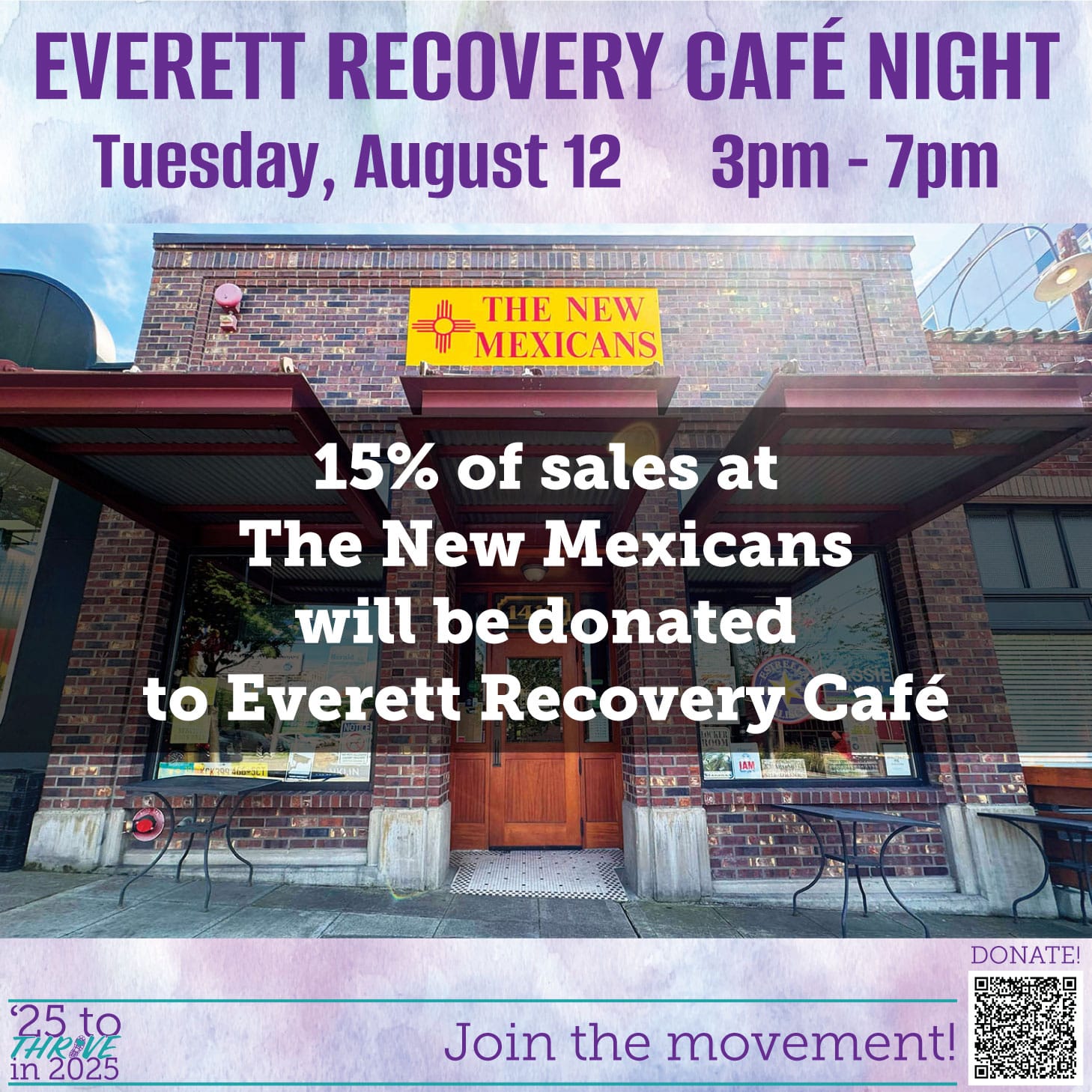 ERC Night at New Mexicans - Everett Recovery Café